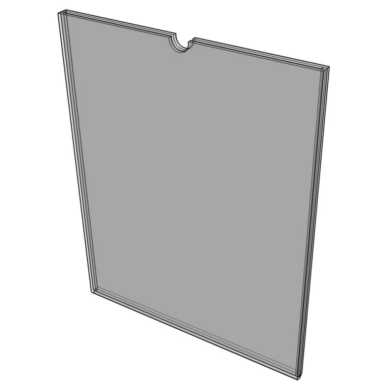 8.5 x 11 acrylic pocket sign holder